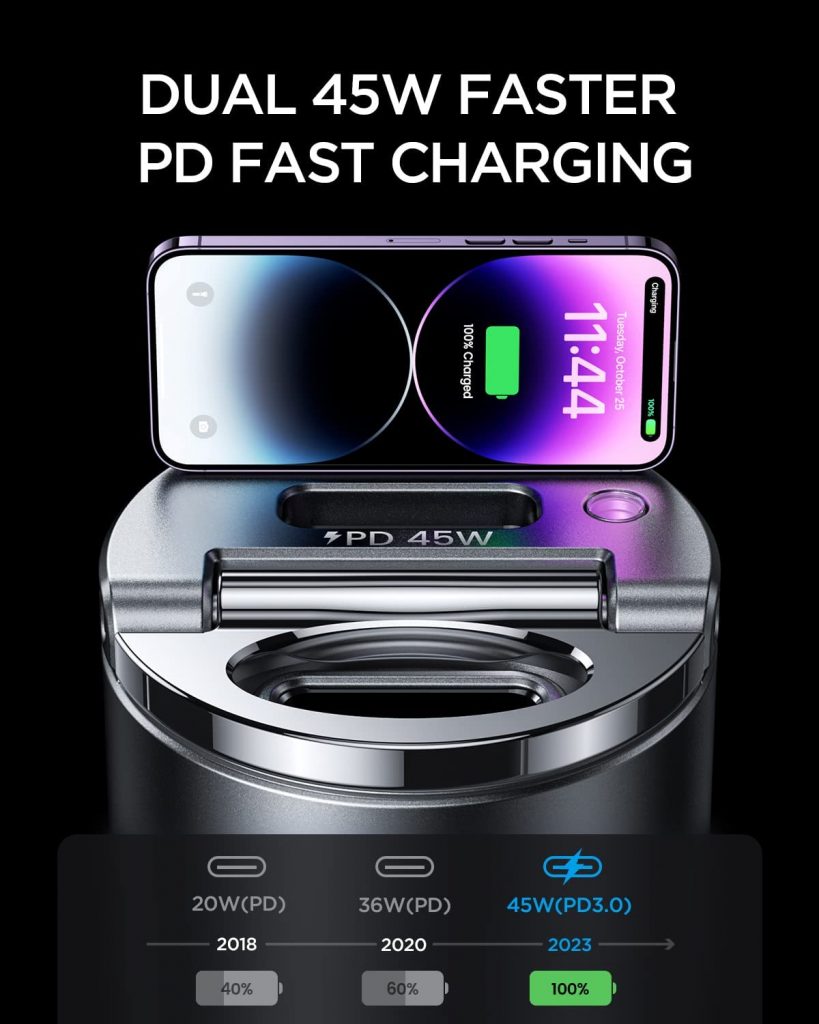 90W USB C Car Charger,[Super Mini Metal] USB C Car Charger Fast ...